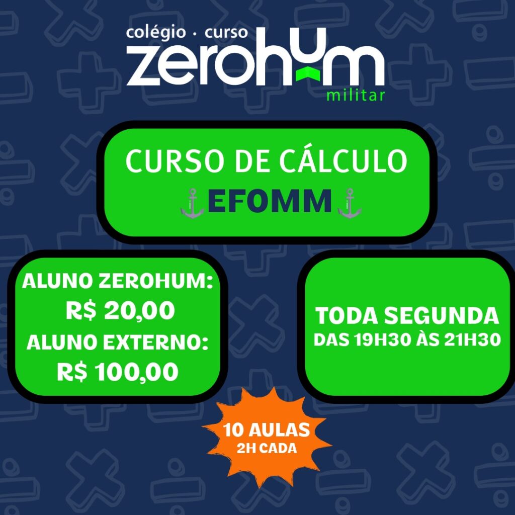 Curso de Cálculo 2025 - Projeto Mentoria - Curso Preparatório Militar e ...